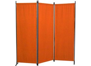 4021093008663 - Paravent ANGERER FREIZEITMÖBEL Stellwände Gr B H 170 cm x 165 cm orange Paravents Stellwände (BH) ca 170x165 cm