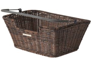 8715019200090 - Fahrradkorb BASIL Hinterradkorb  Capri Rattan Look Flex braun Taschen Kinder B H T 40cm x 18cm x 31cm Materialmix B40cm H18cm T31cm