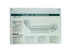 8429368000224 - Archivo 2000 Wanddisplay DIN A3 Quer Wandmontage 42 (B) x 325 (H) cm Transparent