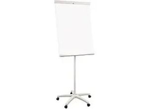 5907627362298 - Flipchart Feistehend Mobil mit Stifteablage Silber 5 Rollen? 700 x 1860 mm