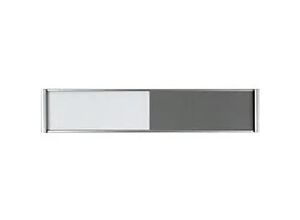 4024158198491 - Türschild Frei   Belegt 314577 Aluminium Silber 180 x 36 mm