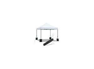 4059852825367 - 3x3m Pavillon Pop-Up Gartenpavillon Faltpavillon wasserdicht Sonnenschutz Gartenzelt inkl Tragetasche mit Rollen für Garten Festival