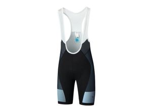 8717009449809 - TEAM Printed Bib Shorts Aqua Blue