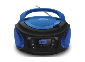 4260633470878 - Tragbarer CD-Player Kinder Radio CD-Radio Stereoanlage Boombox Blau