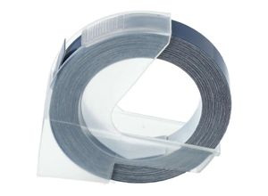 4068201933547 - 1x 3D Prägeband-Schriftband-Kassette Ersatz für Dymo 0898100 520106 S0898140 für Etiketten-Drucker 3m x 9mm Weiß auf Blau - Vhbw