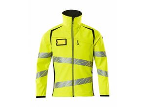 5711074788583 - Accelerate safe Softshelljacke 19002-143-1709 Gr 4XL hi-vis gelb schwarz - hi-vis gelb schwarz - Mascot