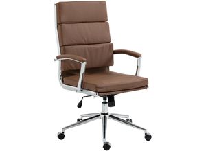 4251756444006 - Bürostuhl Cleveland I Ergonomischer Schreibtischstuhl I Höhenverstellbar mit Wippfunktion I Chefsessel mit Armlehnen