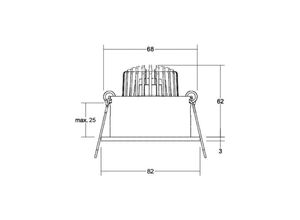 4251433950936 - BRUMBERG Tirrel deep LED-Einbauspot RC 830 rund weiß