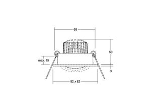 4251433950622 - BRUMBERG LED-Einbauspot Tirrel-S RC Treiber rund weiß matt