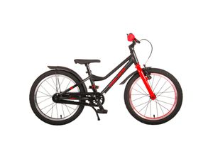 8715347218705 - Volare Blaster Kinderfahrrad - Jungen - 18 Zoll - Schwarz Rot - Prime Collection rot