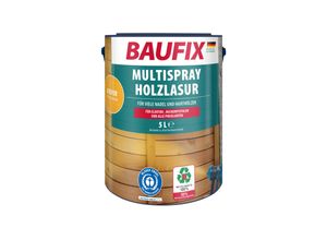 4014505038747 - BAUFIX Multispray Holzlasur kiefer seidenglänzend 5 Liter Holzlasur