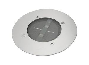 8711387093746 - Solar led Bodeneinbaustrahler carlo für Außen Edelstahl rund Ø14cm IP67