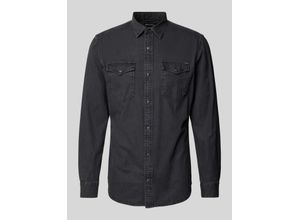 5713734696849 - Jack & Jones JJESHERIDAN SHIRT L S NOOS Jeanshemd schwarz in L