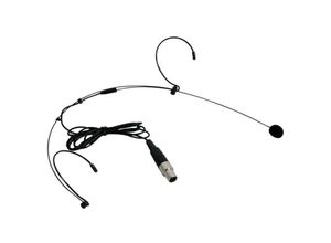 5410329413095 - Hq Power - HQ-Power Headset mit Mikrofon für MICW43 -Bodypack mit Kabel Mini xlr Schwarz - black