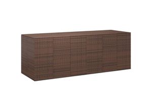 8720286669433 - Bonnevie - Garten-Kissenbox pe Rattan 291x1005x104 cm Braun vidaXL414682