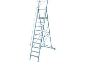 4009199127549 - Krause Stabilo® Professional 127549 Aluminium Stufen-Stehleiter Arbeitshöhe (max) 435 m Silber 25 kg