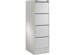 4051273516619 - SchÃ¤fer Shop Select HÃ¤ngeregistraturschrank MS iCONOMY Stahl 1-bahnig offener Rahmen B 425 mm weiÃŸaluminium RAL 9006