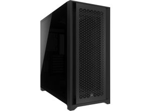 0840006671398 - CORSAIR PC-Gehäuse 5000D AIRFLOW CORE Tempered Glass Mid-Tower Black Computergehäuse schwarz Computer-Gehäuse