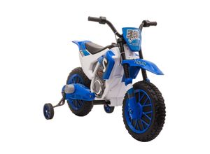 4255633503206 - Kinder Elektromotorrad mit 2 abnehmbaren Stützrädern 1065L x 515B x 68H cm kindermotorrad elektrofahrzeug mit 2 stützrädern kinderfahrzeug