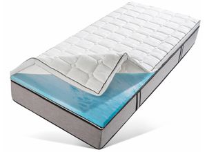 4015049580723 - Topper RIBECO Aaron MAXI ideal für Boxspringmatratzen Gr B L 140 cm x 200 cm (1 St) weiß Topper