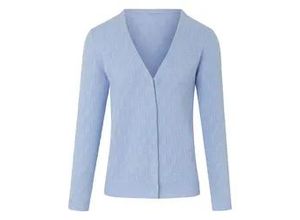 4061389504752 - Strickjacke aus 100% SUPIMA®-Baumwolle blau 36