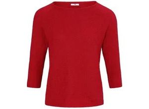 4061389510227 - Rundhals-Pullover aus 100% SUPIMA®-Baumwolle rot 36