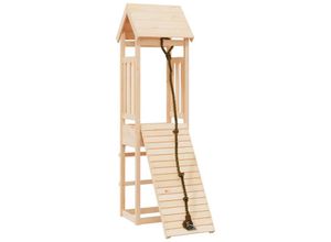 8720845756420 - Spielturm，Klettergerüst mit Kletterwand Massivholz Kiefer vidaXL