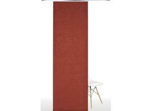 4016318276965 - Schiebegardine Gardinen Gr 245 cm Klettband 60 cm rot Schiebegardinen blickdicht Gardine HxB 245x60