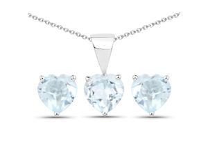 4250877755220 - Paar Ohrstecker VIRA JEWELS 925-Sterling Silber rhodiniert Glänzend Blautopas beh blau Ohrringe Gr ONE-SIZE 24 ct Silber 925 (Sterlingsilber) weiß (weiß blau) Damen Ohrstecker