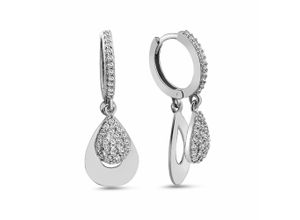 4260647224184 - Paar Ohrhänger DKENIZ 925 - Sterling Silber Eleganz Ohrring Ohrringe Gr ONE-SIZE Silber 925 (Sterlingsilber) silberfarben (silber weiß) Damen Ohrhänger