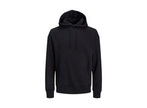 5715219055240 - JACK & JONES Hoodie JJESTAR BASIC SWEAT HOOD NOOS Black Unifarben Schwarz - Gr M