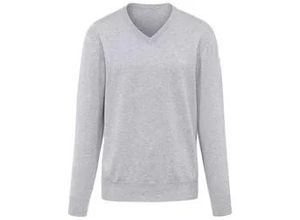 4061389404045 - V-Pullover aus 100% Premium-Kaschmir Cashmere grau 48