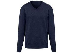 4061389403703 - V-Pullover aus 100% Premium-Kaschmir Cashmere blau 48