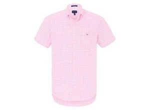 7325706090272 - Hemd Herren Regular Fit Baumwolle rosa kariert Button-Down