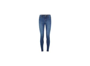 5713777239775 - NOISY MAY Skinny Jeans Callie Medium Blue Denim Unifarben Blau - Gr 27 x 32