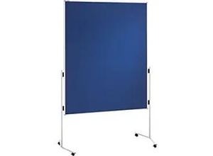 4016946186674 - Moderationstafel Eco ECO-UMTF 03 120x150cm Filz + Filz (beidseitig) pinnbar mit Rollen blau + blau 4016946186674 EC