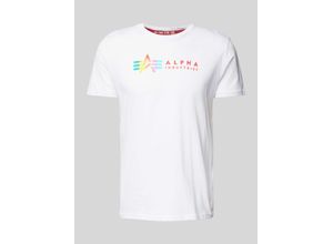 4059146727902 - T-Shirt mit Label-Print