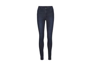 5715309001300 - NOISY MAY Skinny Jeans Callie Dark Blue Denim Unifarben Blau - Gr 26 x 32