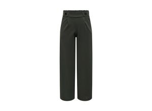 5715363129927 - JDY Stoffhose JDYGEGGO NEW LONG PANT JRS NOOS Peat BLACK BUTTONS Unifarben Grün - Gr S x 32