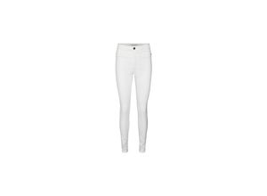 5714925796164 - NOISY MAY Skinny Jeans Callie Bright White Unifarben Weiß - Gr 28 x 32