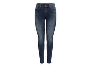 5714921917587 - ONLY Ankle Jeans Blush Blue Black Denim Unifarben Blau - Gr S x 32