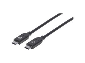 0766623355247 - USB-C to USB-C Cable 2m Male to Male 480 Mbps (USB 20) 5A (super fast charging) Hi-Speed USB Black Lifetime Warranty Polybag - USB Typ-C-Kabel - USB-C zu USB-C - 2 m