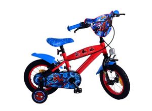 8715347212857 - Kinderfahrrad Ultimate Spider-Man Jungen 12 Zoll Kinderrad in Blau Rot