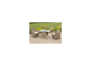 4033662900360 - Treviso Set 5tlg 2 Sessel inkl S itzkissen 1 Tisch 115 x 64 cm aufliegen