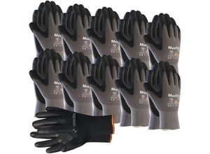 9010582015171 - Vasalat - Maxiflex Handschuhe Gr 10 Ultimate 10 Paar - Arbeitshandschuhe Herren und Damen mit hervorragendem Grip - Montagehandschuhe Nitril