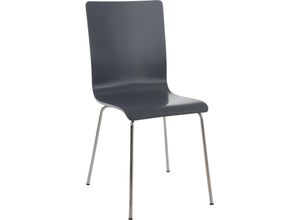 4251152625191 - Besucherstuhl Pepe I Ergonomisch Geformter Lehnstuhl Mit Holzsitz I Stabiles Metallgestell I Komfort Und Stil Mit Robuster Konstruktion