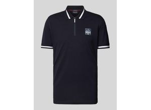 4068444090861 - Regular Fit Poloshirt mit Motiv-Print