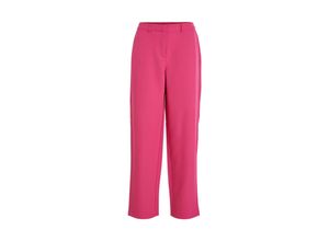 5715357308369 - VILA Stoffhose Kamma Pink Yarrow Unifarben Pink - Gr 34