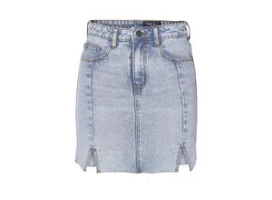 5715369021614 - NOISY MAY Jeansrock April Light Blue Denim Unifarben Blau - Gr S