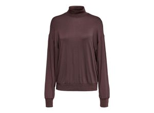 5715219970352 - ONLY Sweatshirt Linka Rose Brown Unifarben Rot - Gr M